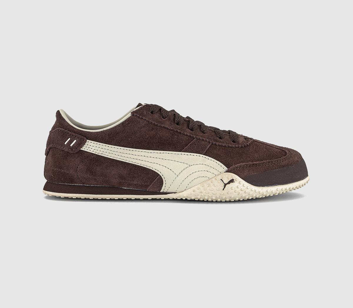 Click here for PUMA Womens Bella UT Classic Trainers Chocolate Br... prices