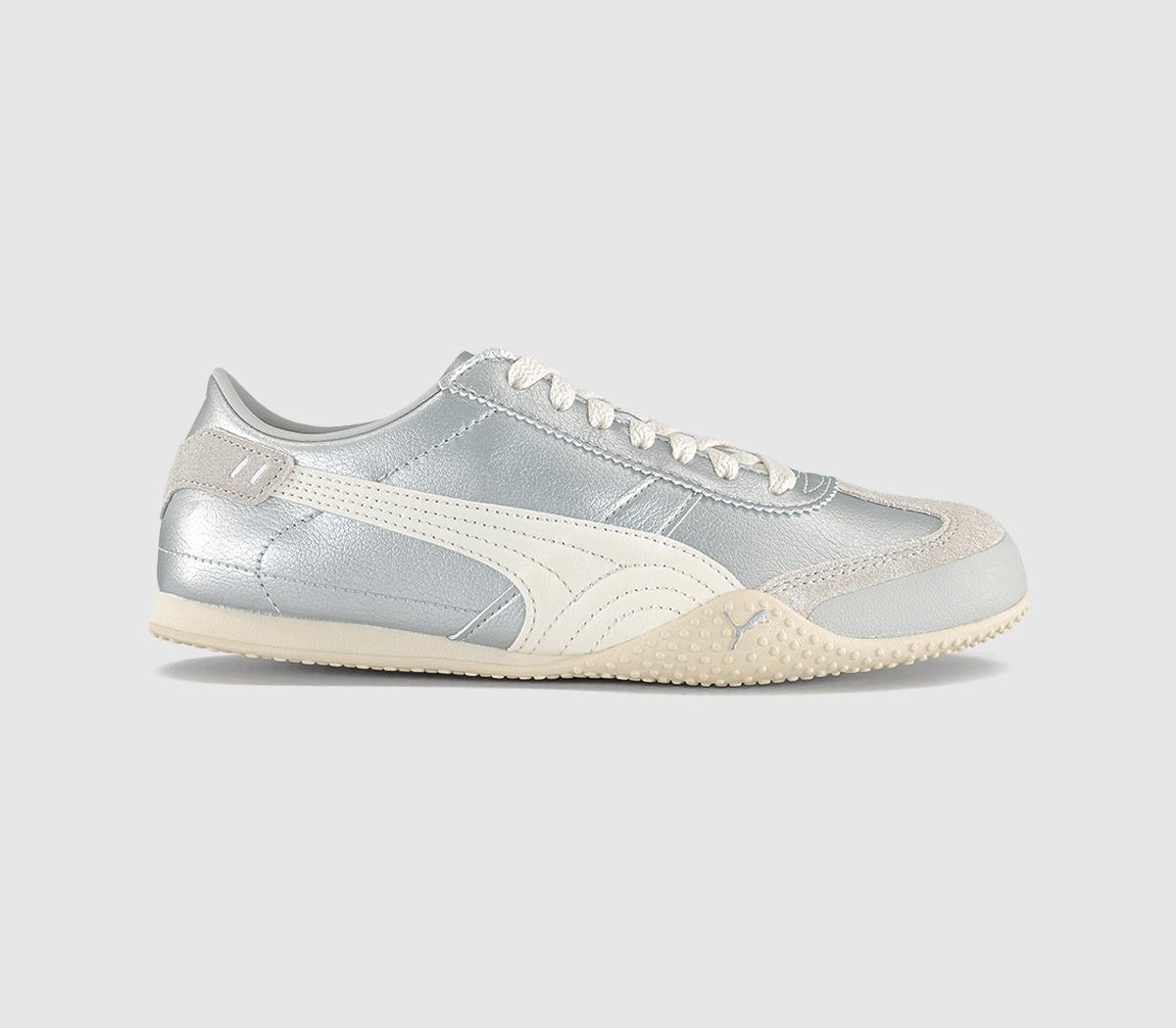 Click here for PUMA Womens Bella UT Classic Trainers Silver Frost... prices