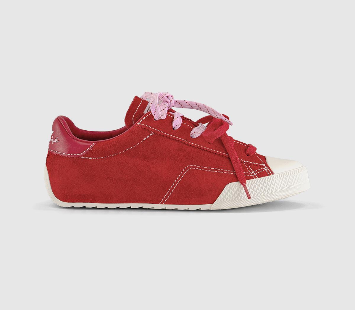 Click here for Converse Womens Chuck Lo Pro Trainers Red New Foun... prices