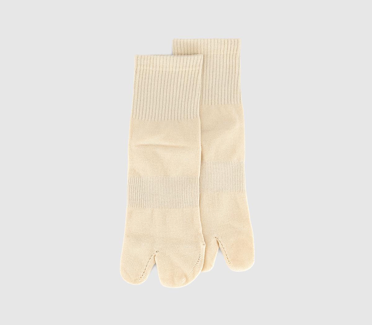 Click here for Tabi Socks In White prices