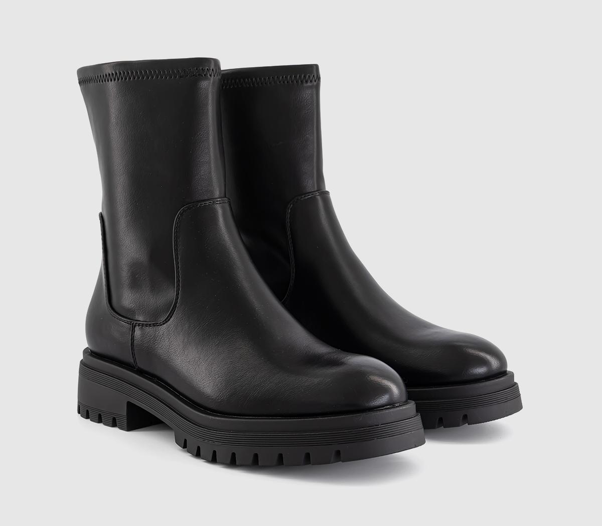 OFFICE Acer Stretch Ankle Boots Black - Women's Ankle Boots