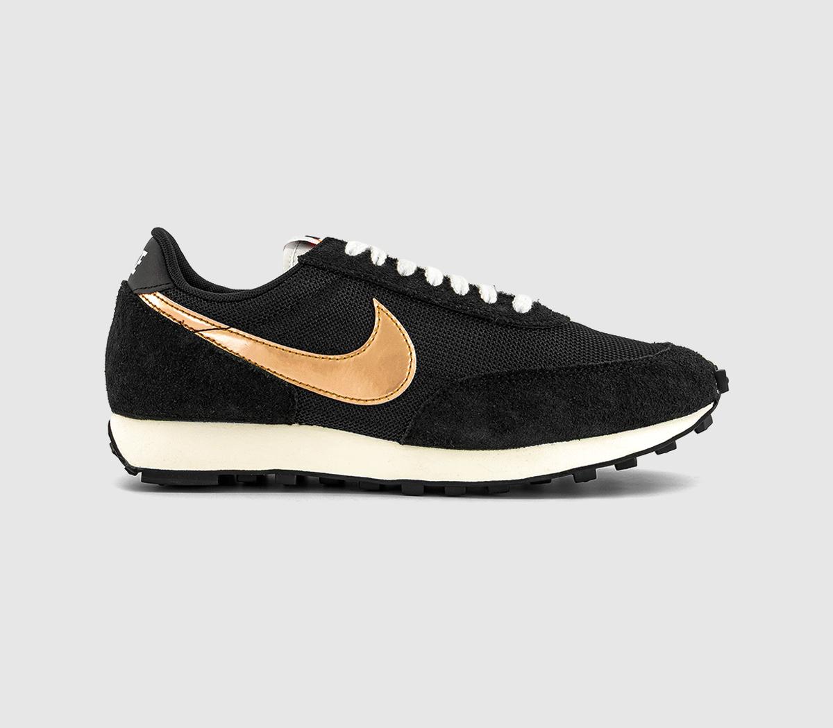 Click here for Nike Mens Daybreak Trainers Black Metallic Gold Bl... prices