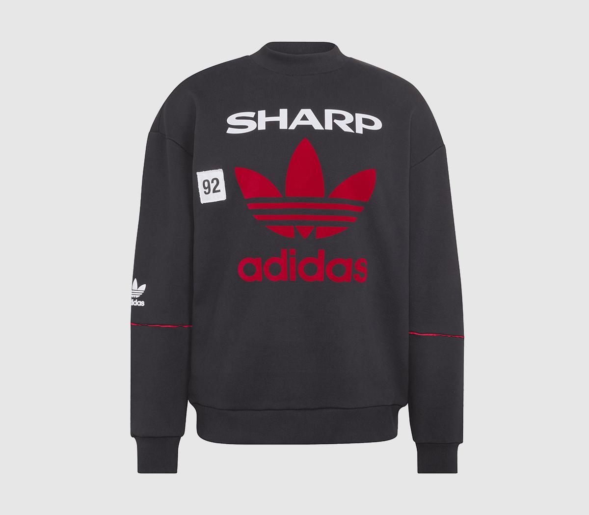 Click here for adidas Mens Mufc Sweatshirt 90 Black prices