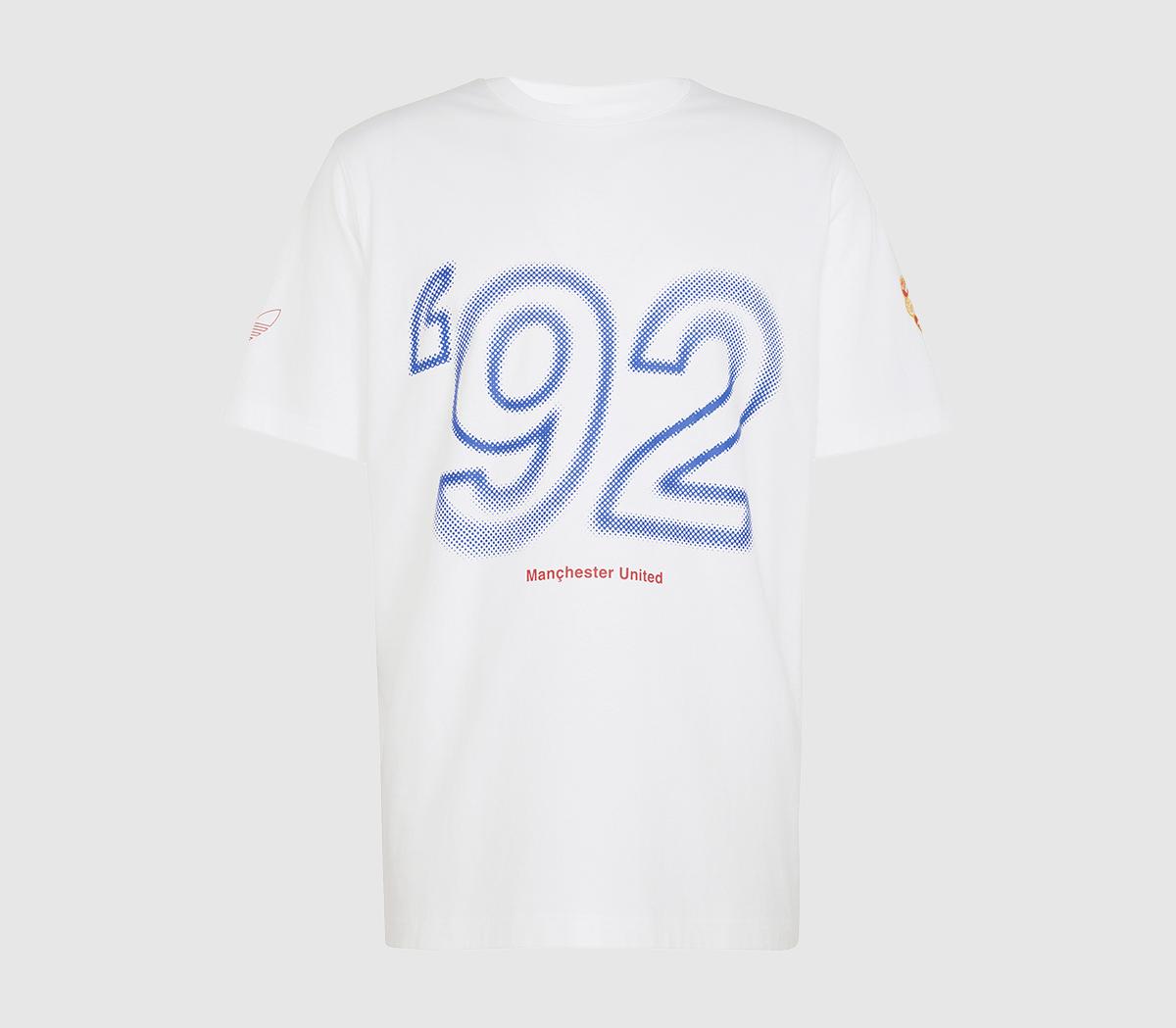 Click here for adidas Mens Mufc Tee 90 White prices