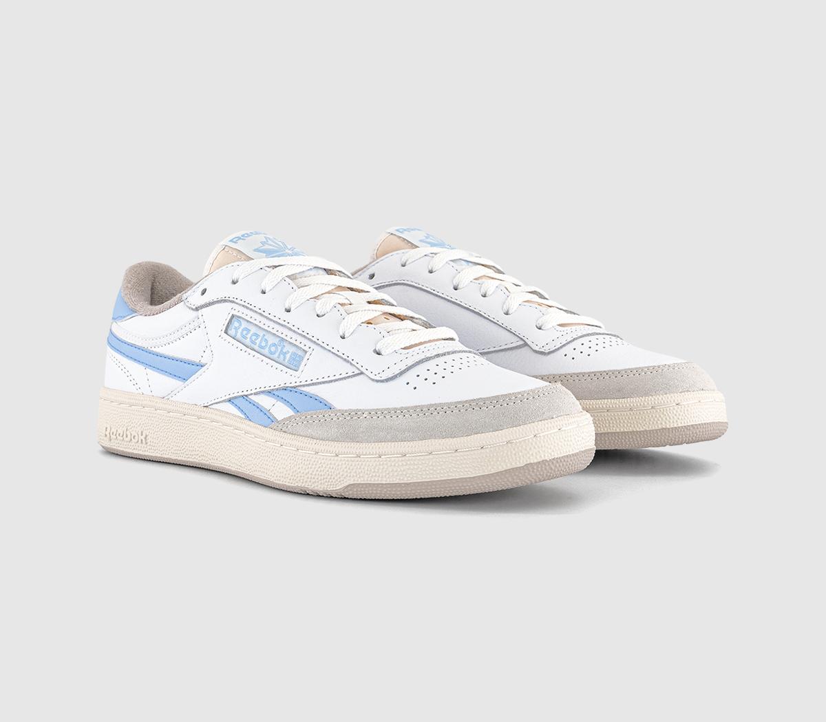 Reebok Club C Revenge Vintage Trainers White Blue Hazy Grey - Unisex Sports