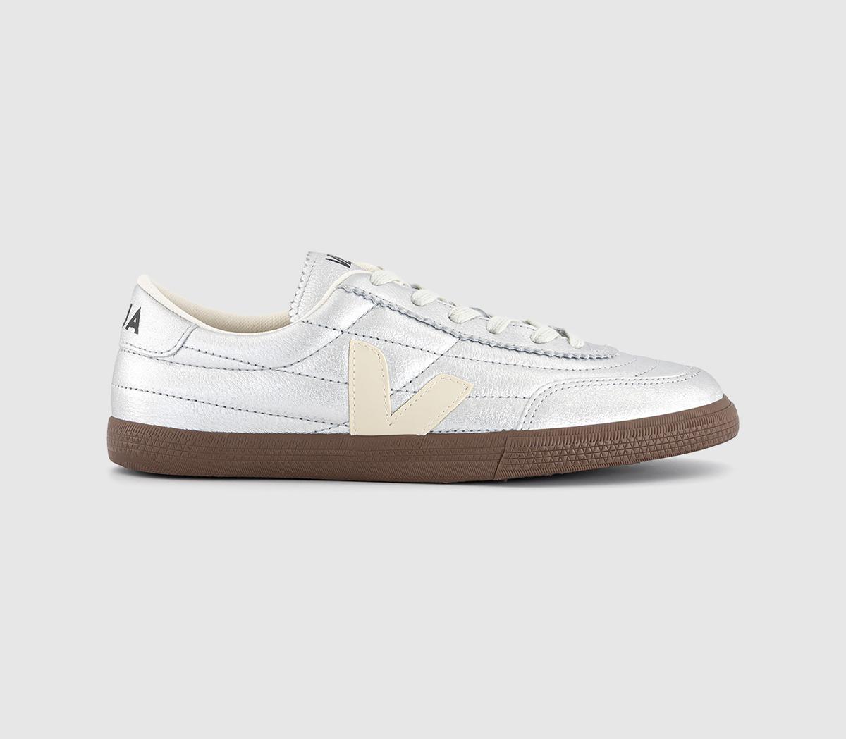 Click here for Veja Womens Panenka Trainers Silver Pierre Bark F... prices