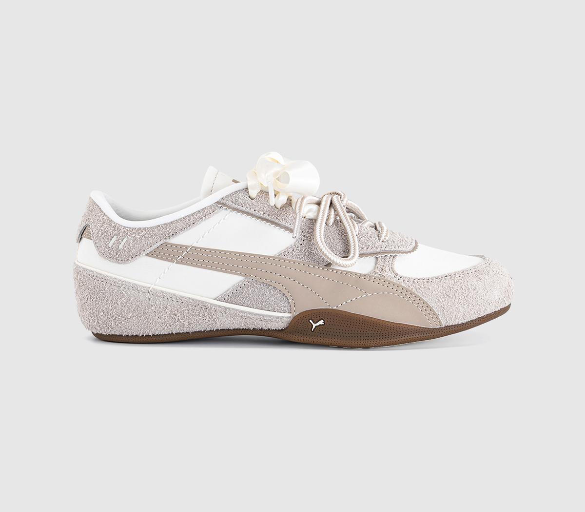 Click here for PUMA Womens Bella Mina Trainers Birch Gum In Brown... prices