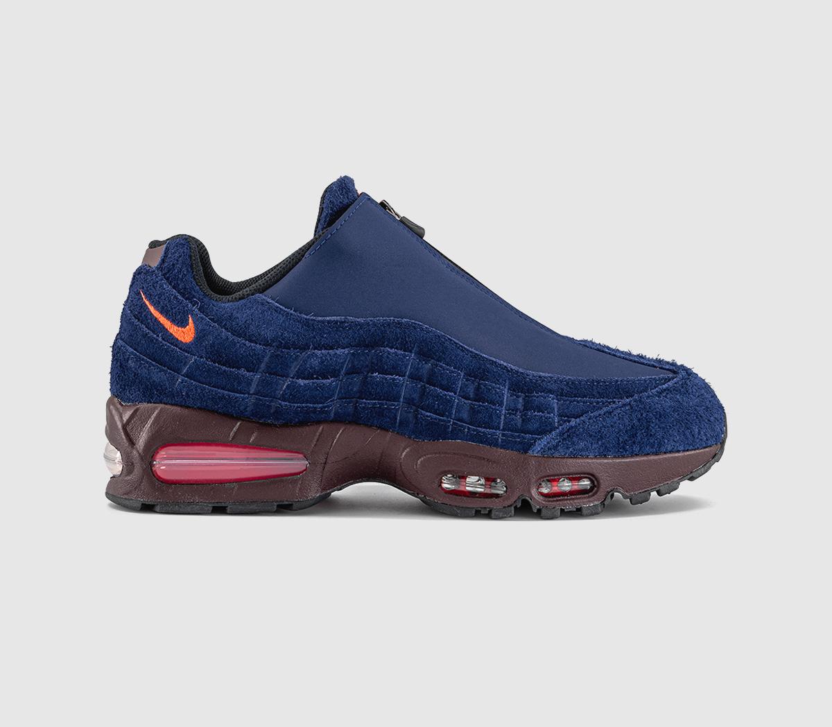 Click here for Nike Air Max 95 Zip Trainers Loyal Blue Hyper Crim... prices
