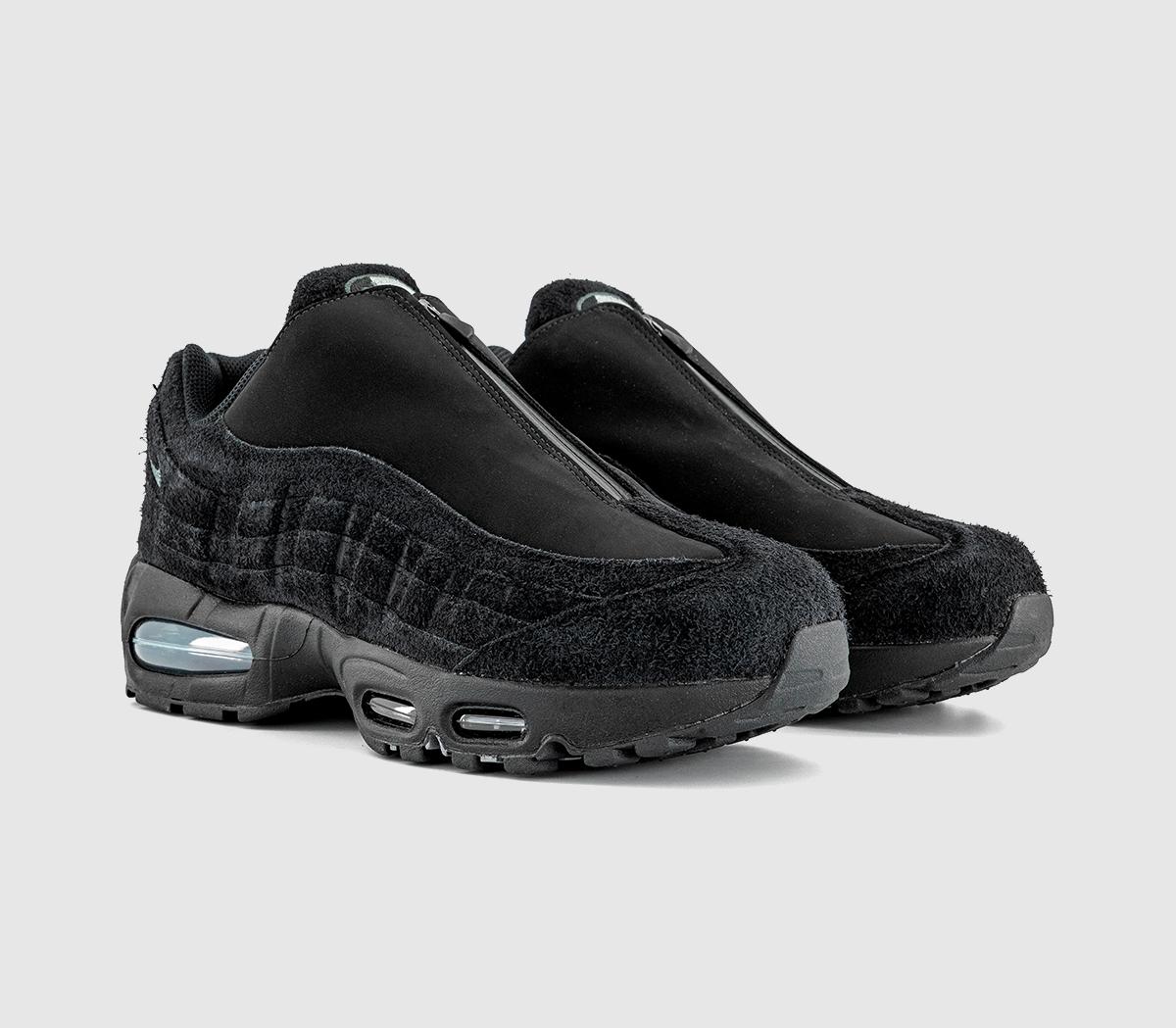 Nike Air Max 95 Zip Trainers Black Anthracite Mtlc Cool Grey White Sp ...