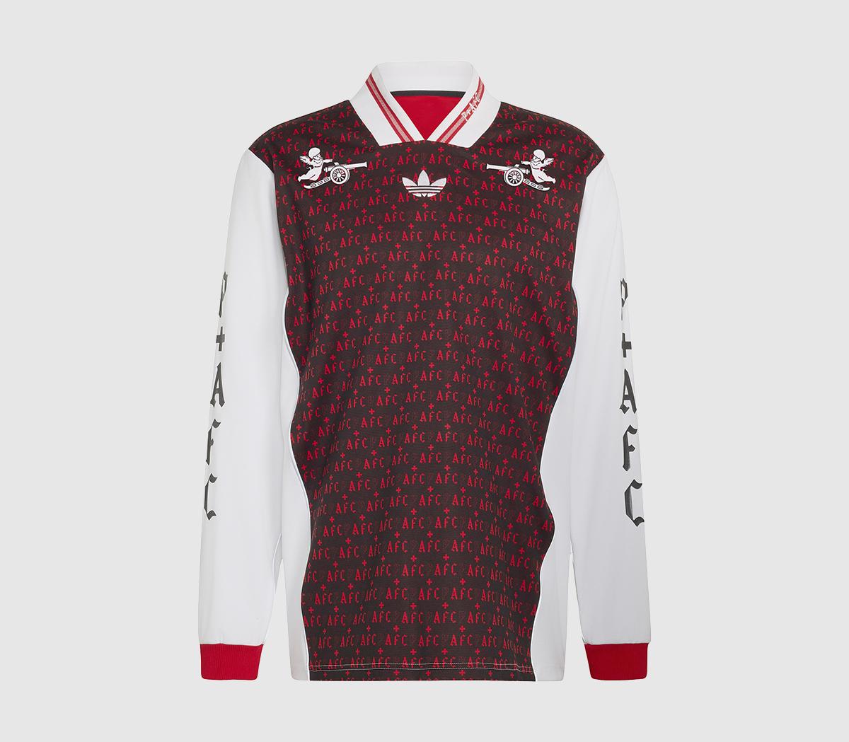 Click here for adidas Mens Afc P+F Long Sleeve Jersey Black White prices