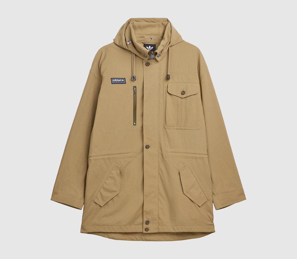 Click here for adidas Mens Longridge Parka Spzl Cardboard In Natu... prices
