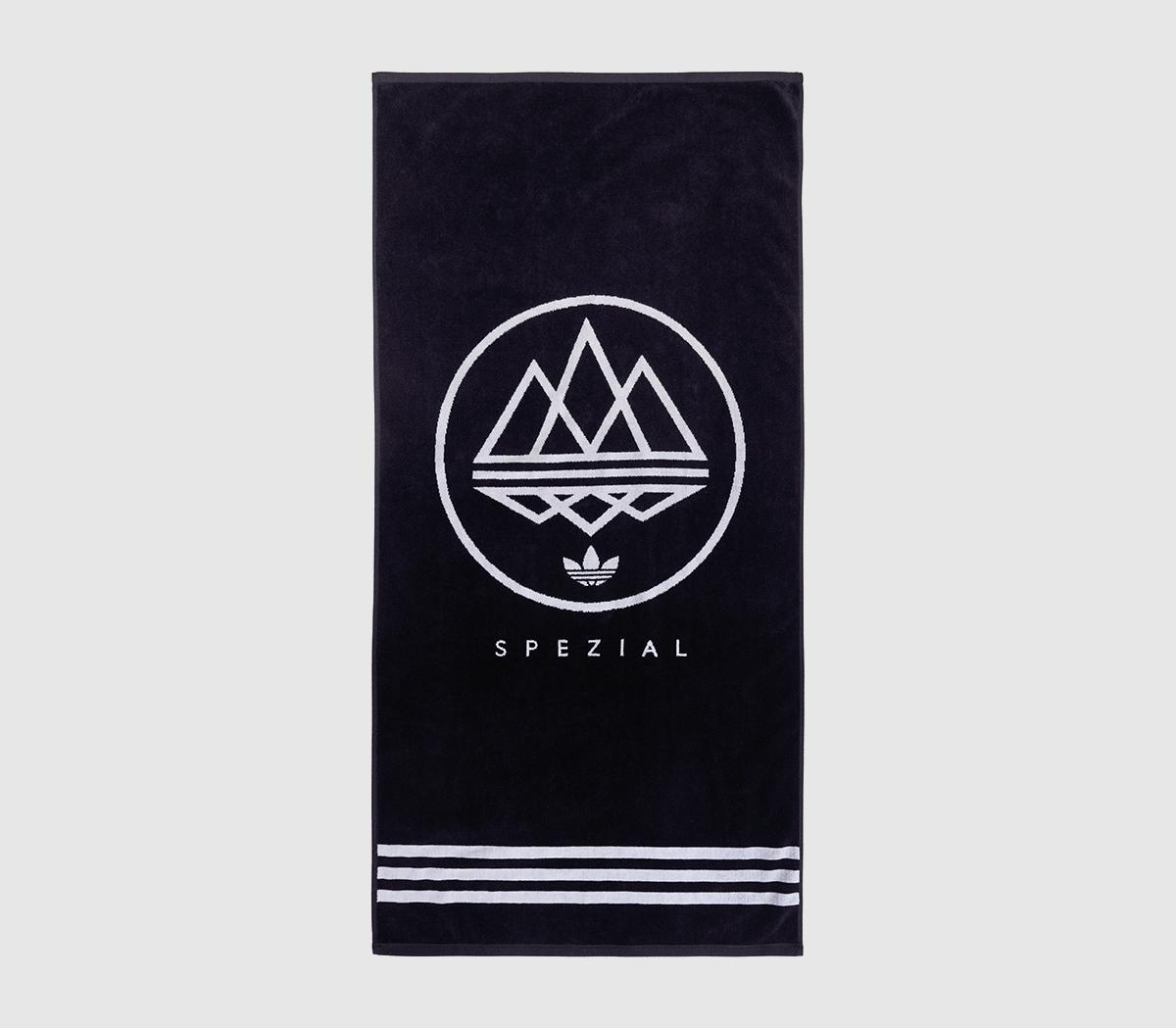 Click here for Adidas Mod Trfl Towel Black Chalk White  One Size prices