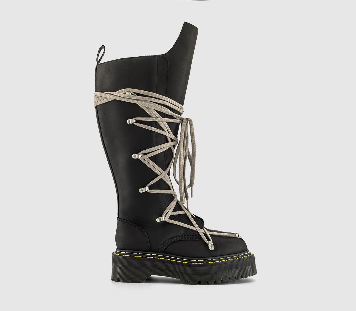 Click here for Rick Owens Womens 1b60 Quad Sole Pentalace Boots B... prices