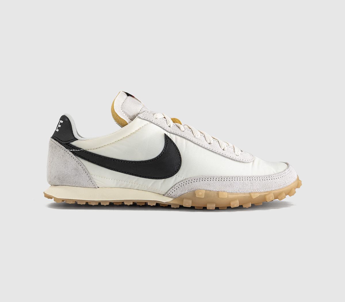 Click here for Nike Boys Waffle Racer Trainers Sail Black Coconut... prices