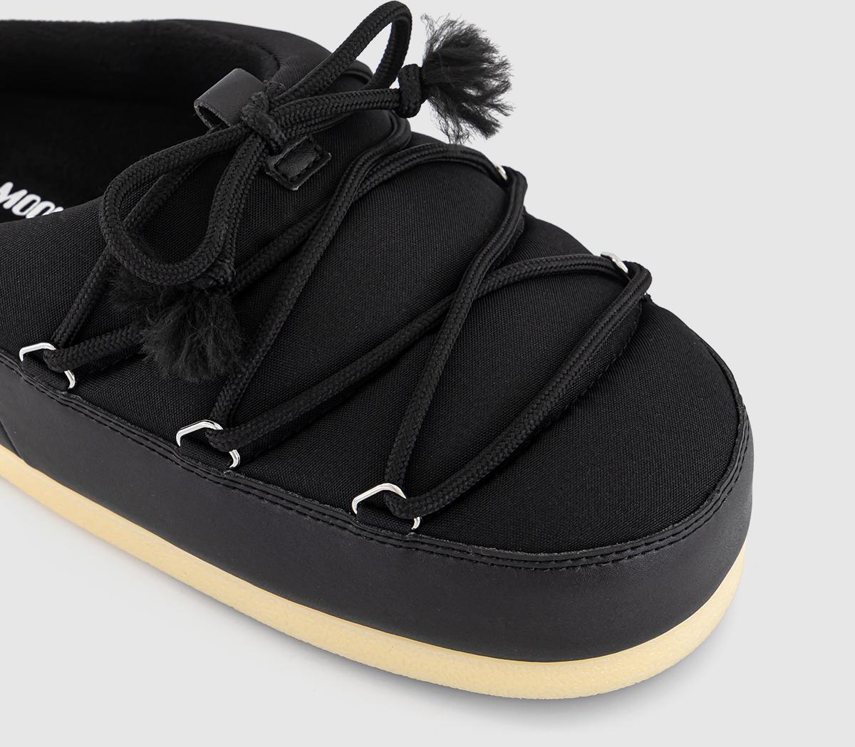 Moon Boot EVX Mules Black - Flat Shoes for Women