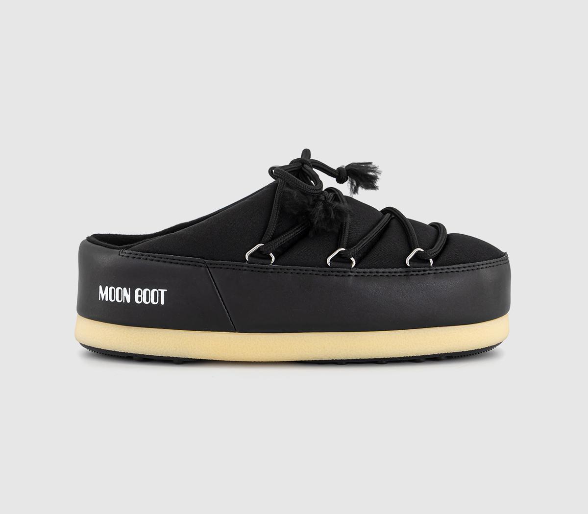 Moon Boot EVX Mules Black - Flat Shoes for Women