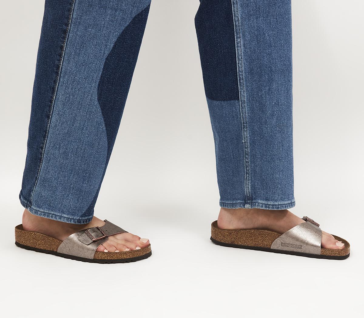 BIRKENSTOCK Madrid 1 Bar Mule Sandals Graceful Taupe - Women’s Sandals