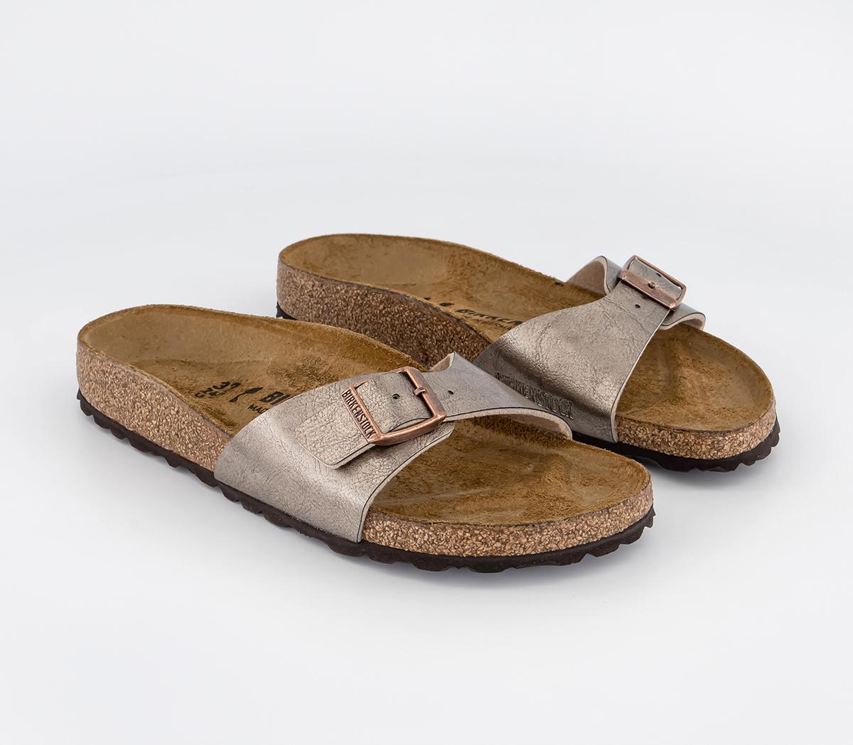BIRKENSTOCK Madrid 1 Bar Mule Sandals Graceful Taupe - Women’s Sandals