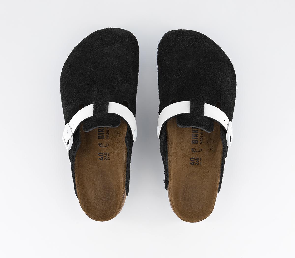 BIRKENSTOCK Boston Clogs M Black White - BIRKENSTOCK Boston