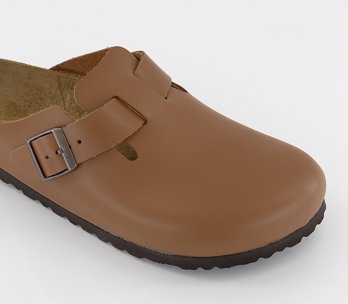BIRKENSTOCK Boston Clogs Ginger Brown - Men's Casual Shoes