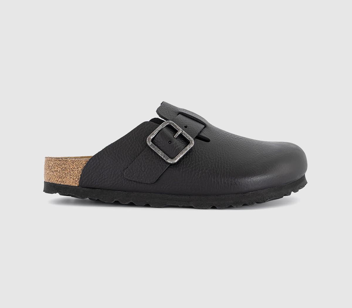 Click here for Birkenstock Mens Boston Clogs Vintage Wood Black... prices