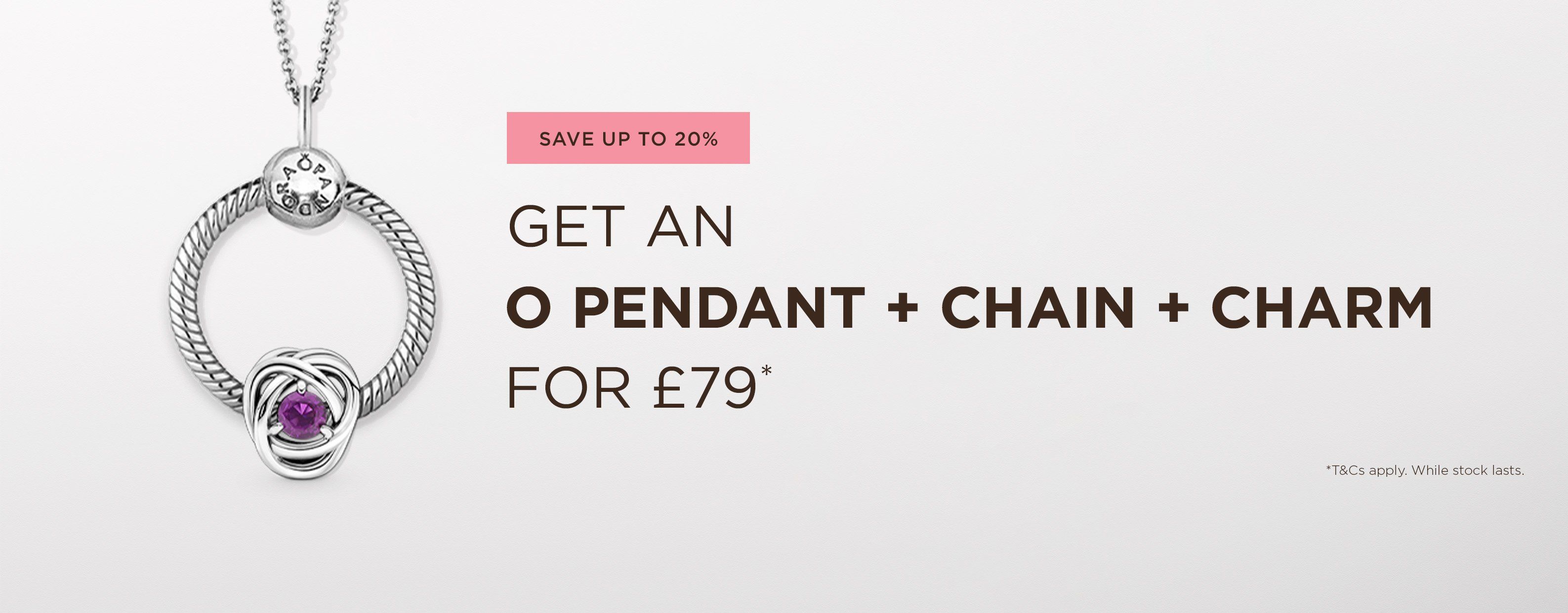Build an O-pendant | Jewellery Sale | Pandora UK
