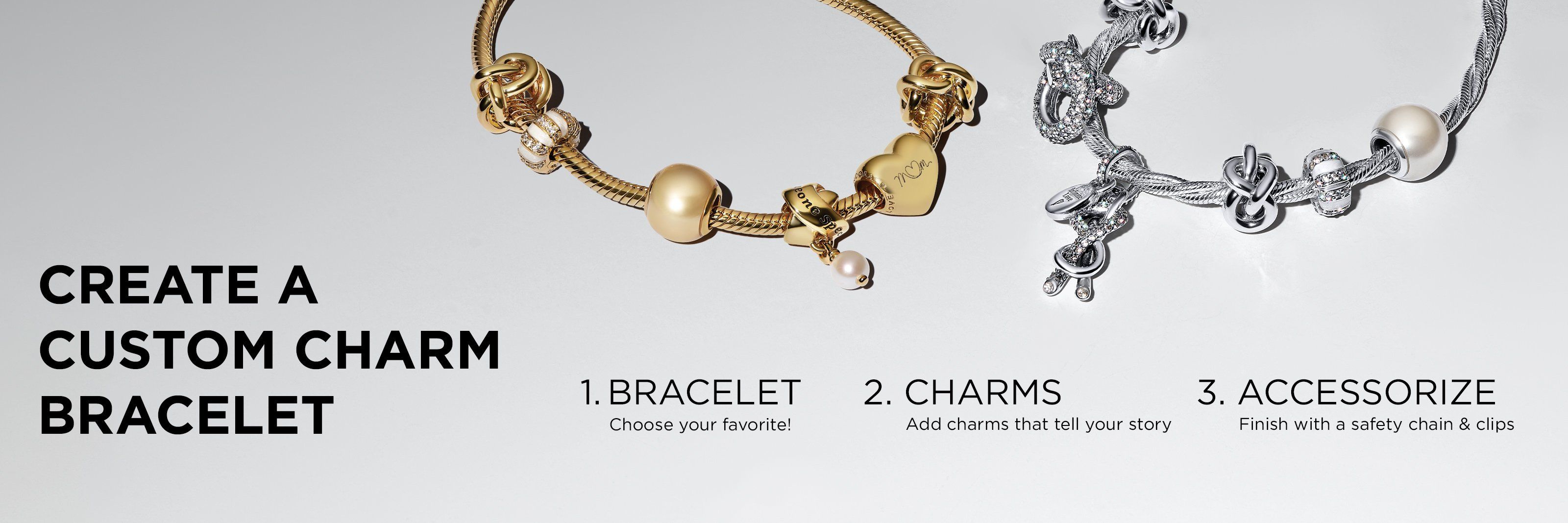 Create Your Own Custom Charm Bracelet | Pandora US