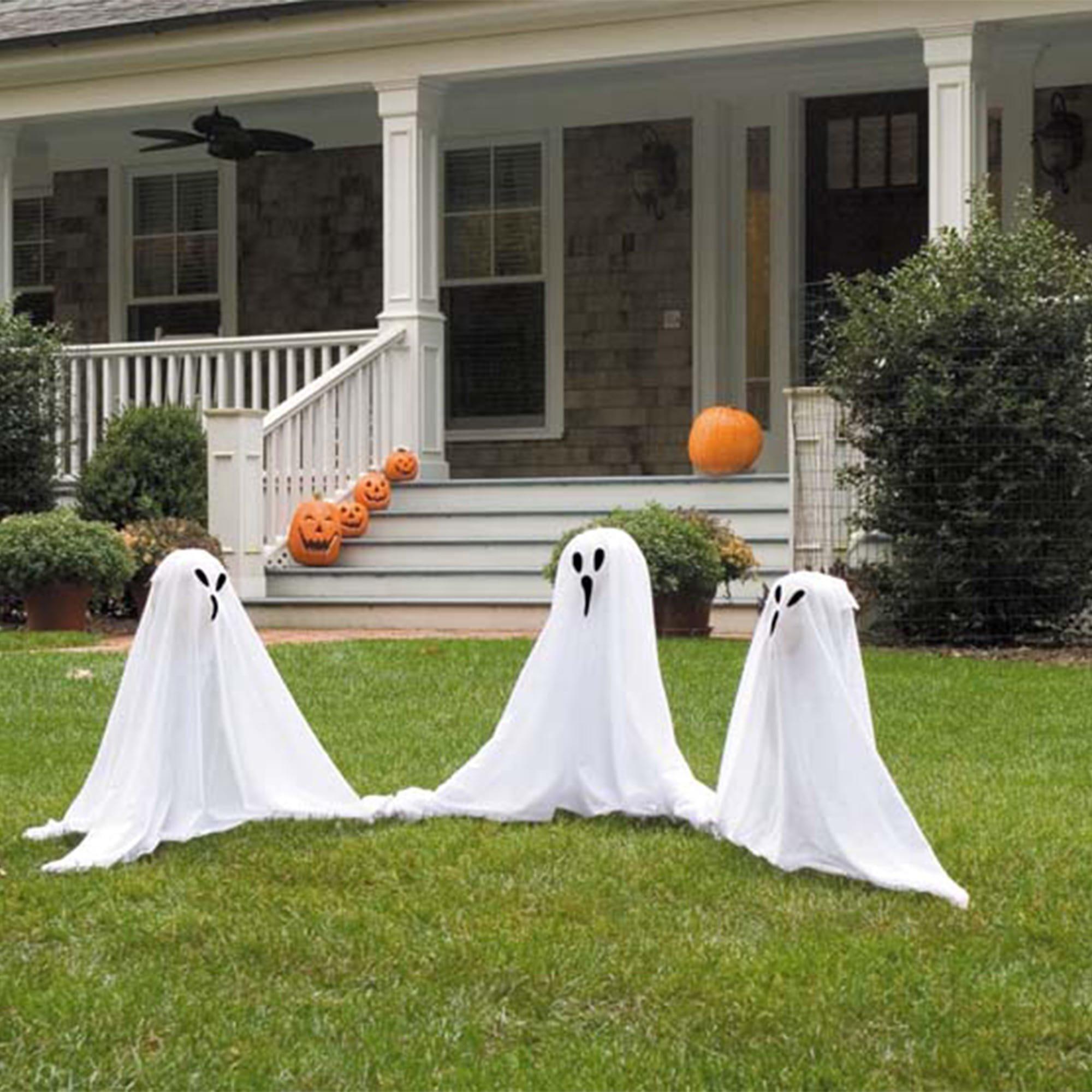 30-inch Ghost Trio Lawn Decoration | Party City
