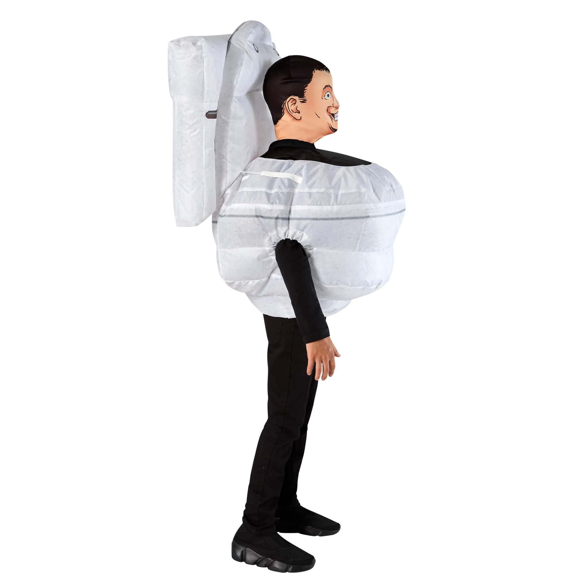 Boys' Skibidi Toilet Inflatable Hood | Party City