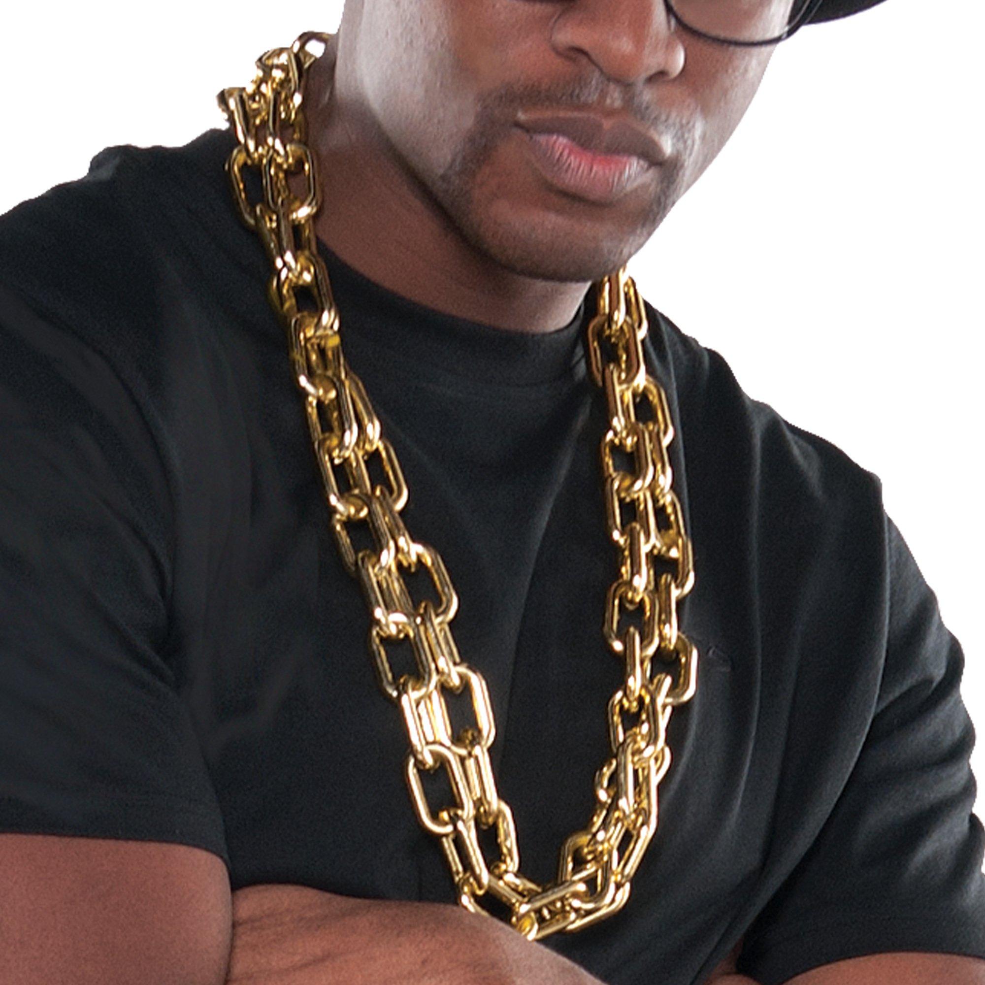 Old School Rapper Costume Kit Party City Rapper Rapper Large Chain