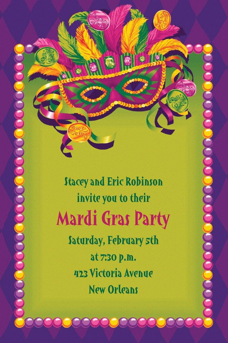 Handmade Masquerade Invitations