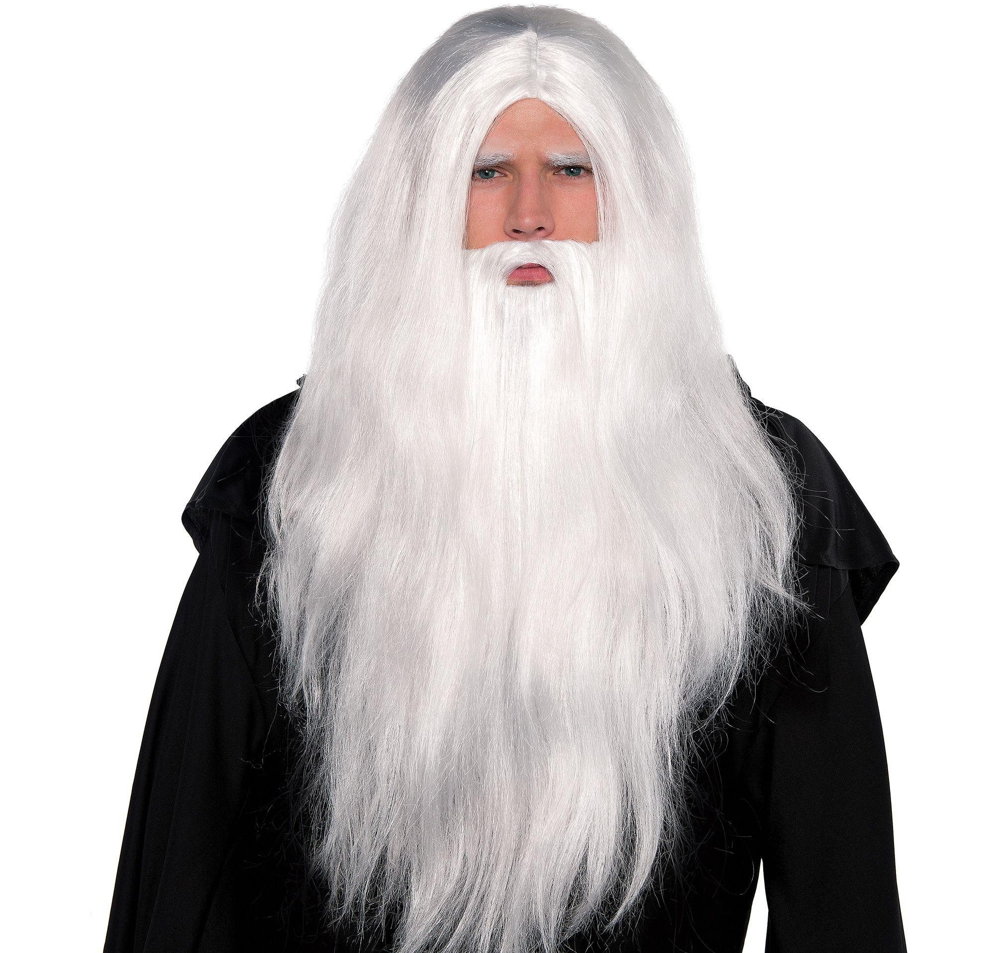 Merlin Wig & Beard | Party City