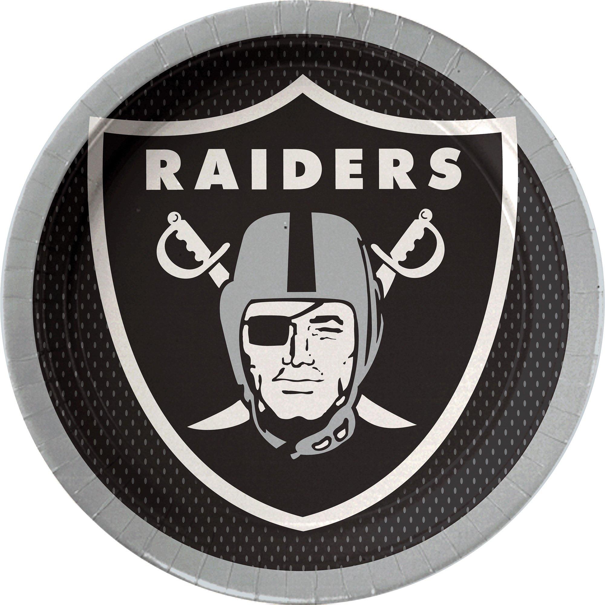 PartyCity Las Vegas Raiders Paper Lunch Plates, 9in, 18ct | Hamilton Place