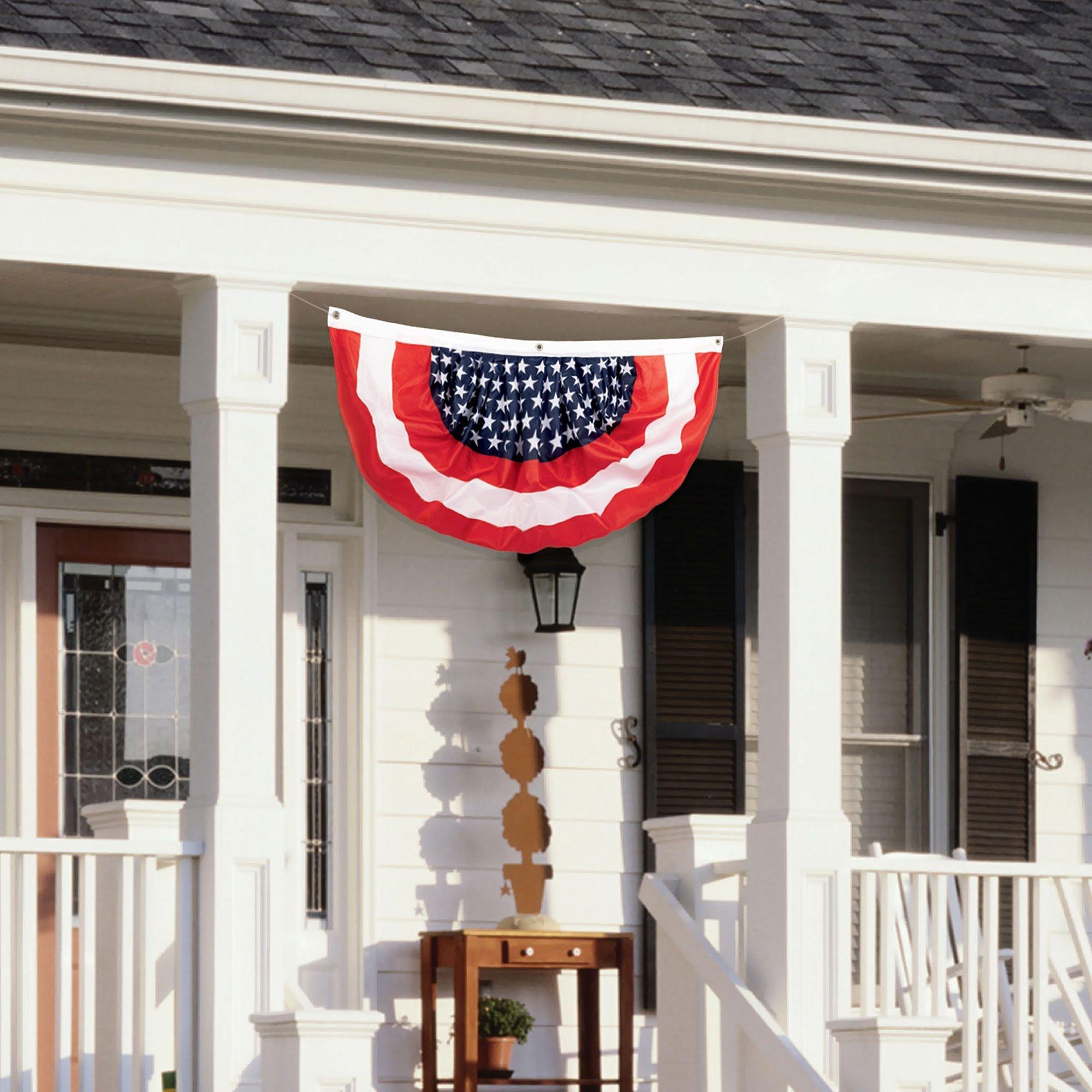 PartyCity Medium Patriotic American Flag Bunting | Hamilton Place