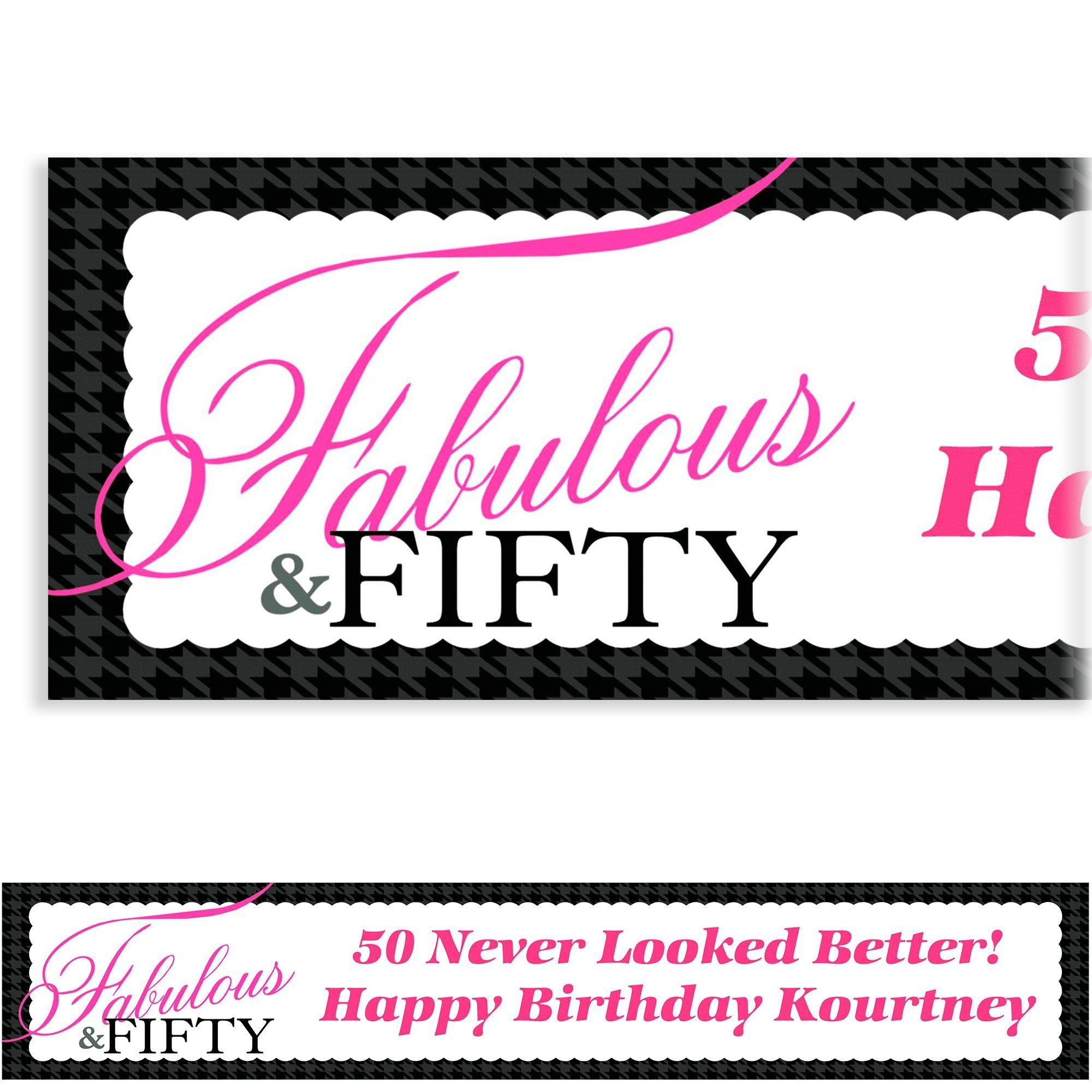 PartyCity Custom Classic '50s Banner 6ft | Hamilton Place