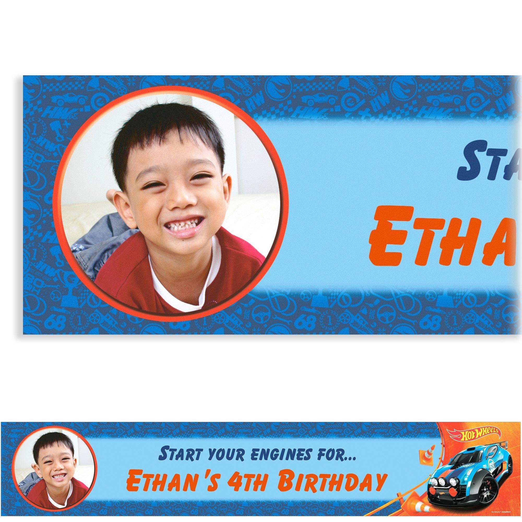 PartyCity Custom Hot Wheels Wild Racer Horizontal Banner | Hamilton Place
