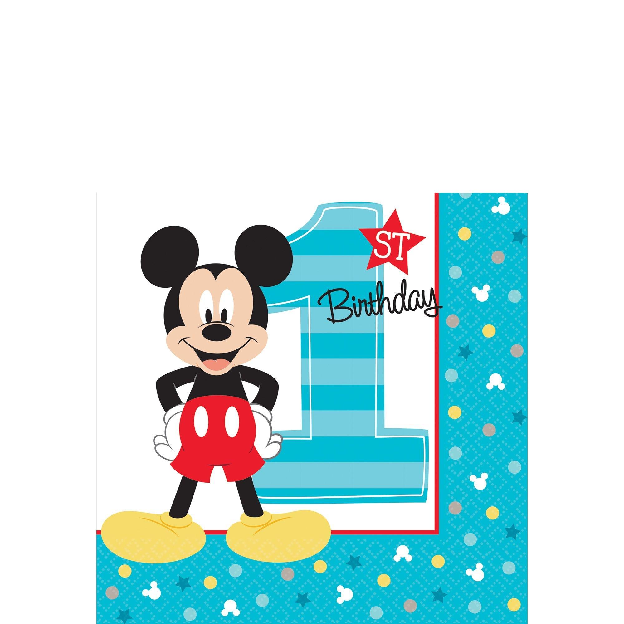 Mickey Mouse Happy 1st Birthday