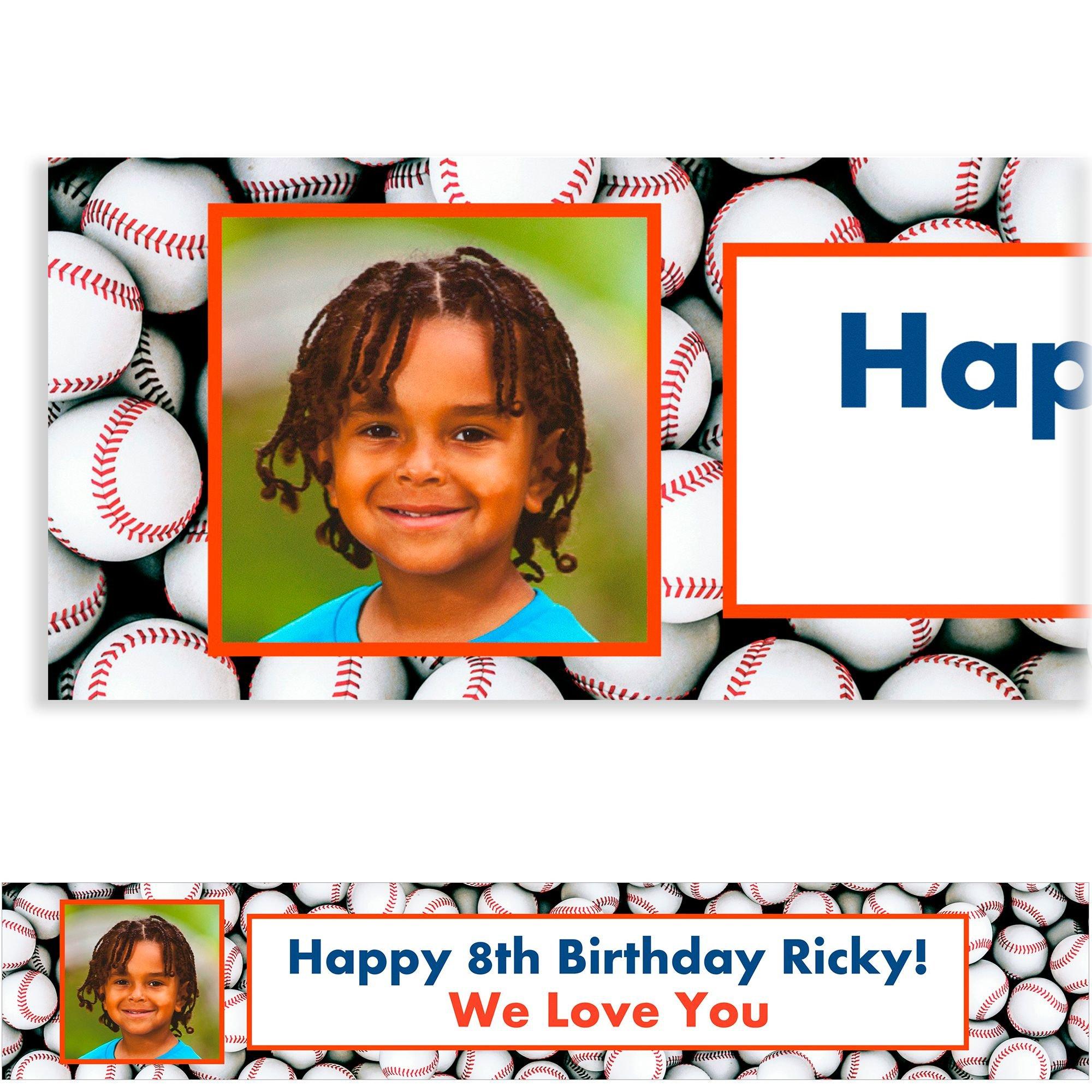 PartyCity Custom Baseball Ticket Photo Banner at Hamilton Place in ...