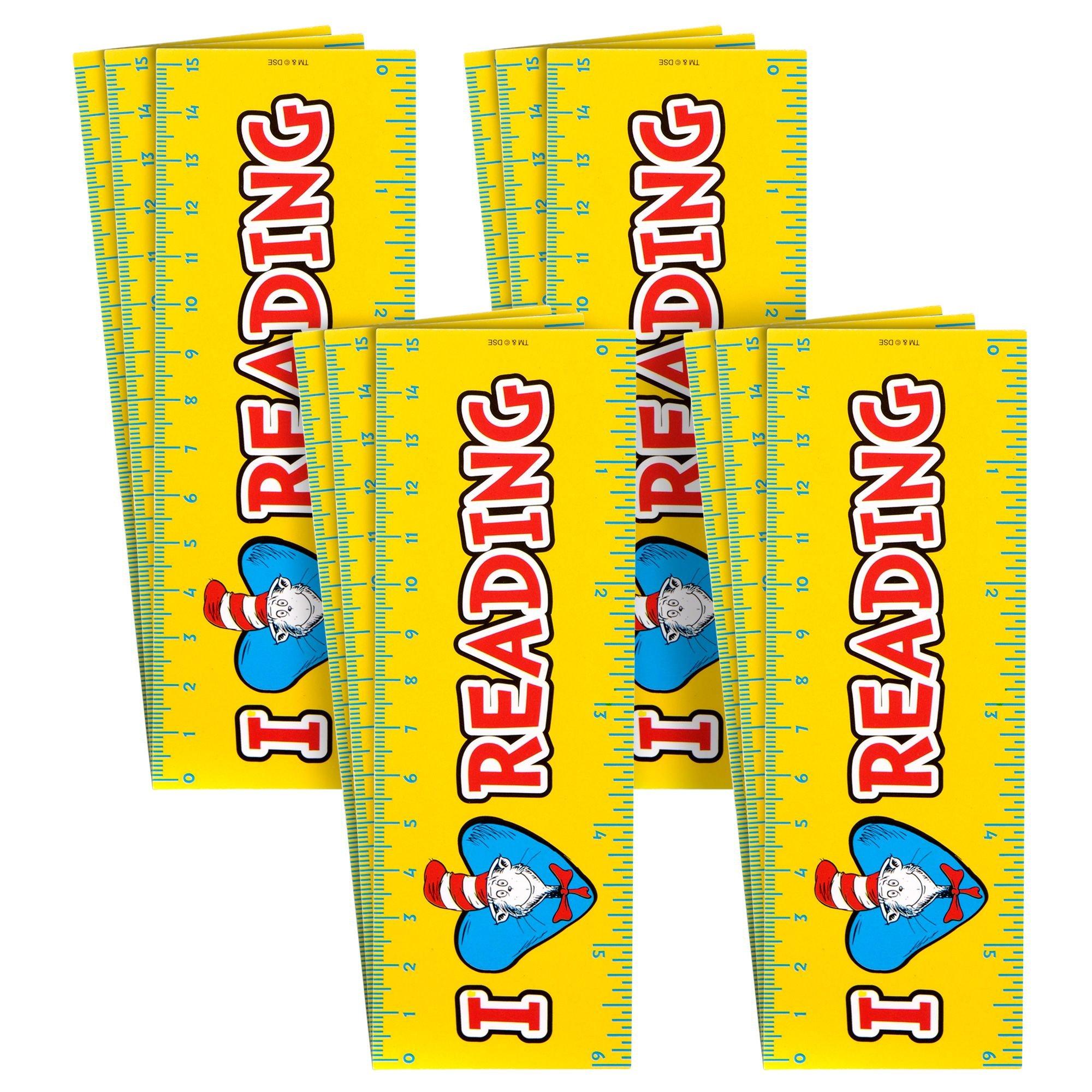 Dr. Seuss Cat in the Hat Cardstock Bookmarks, 12ct - Dr. Seuss ...