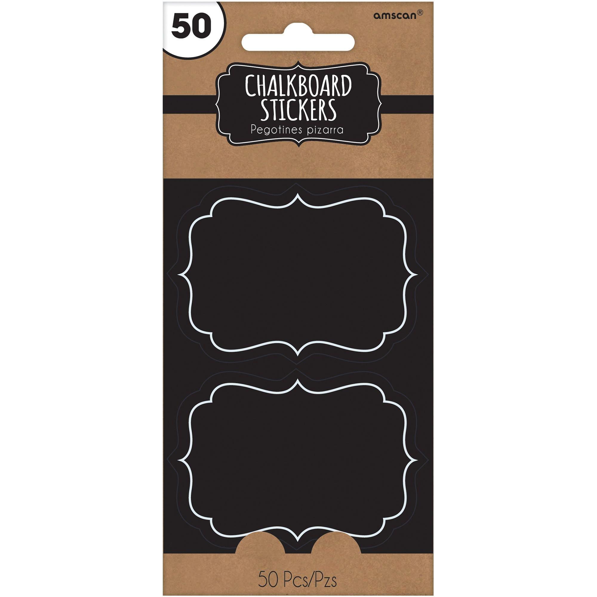 PartyCity Chalkboard Stickers 50ct | Hamilton Place
