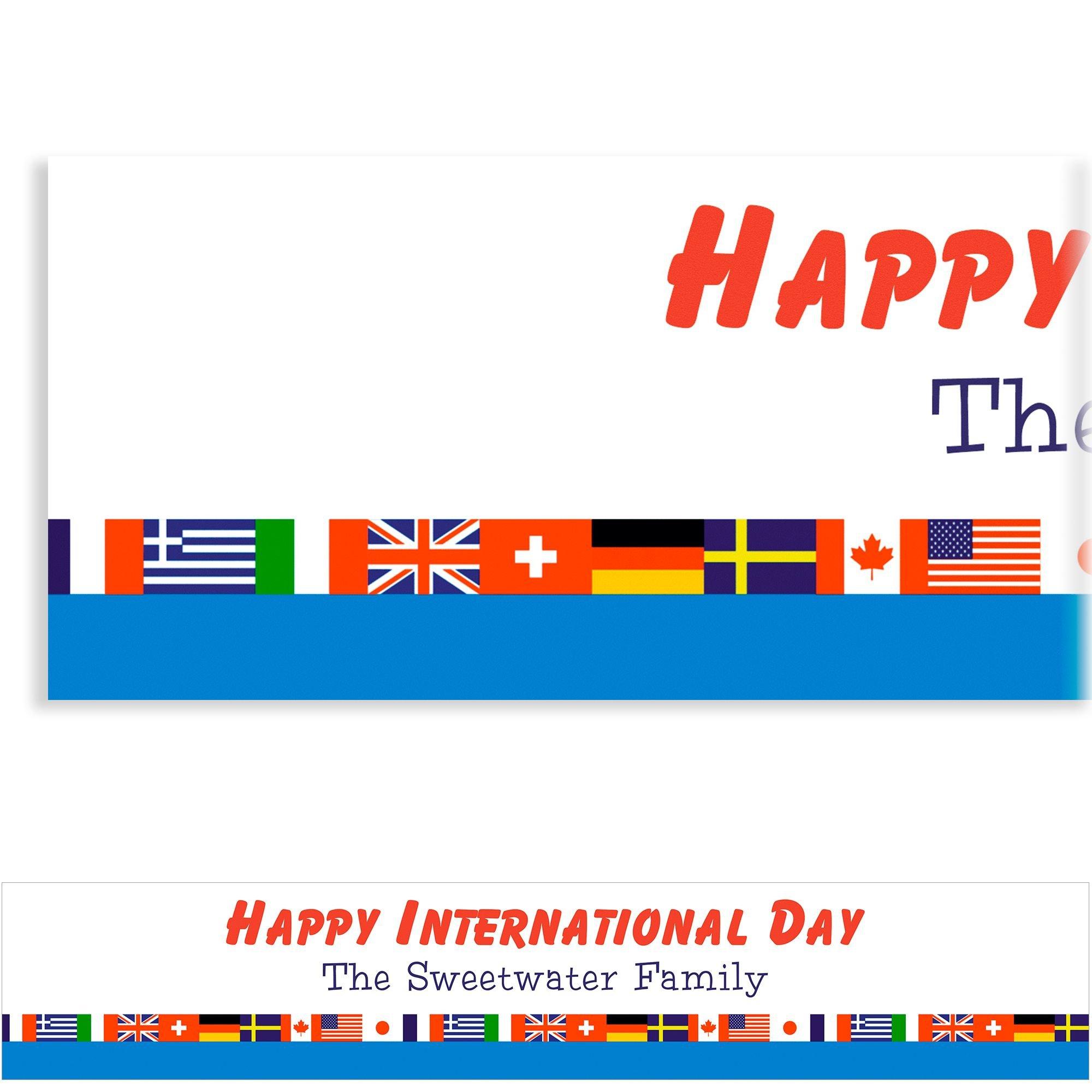 PartyCity Custom World Flags Banner at Hamilton Place in Chattanooga, TN