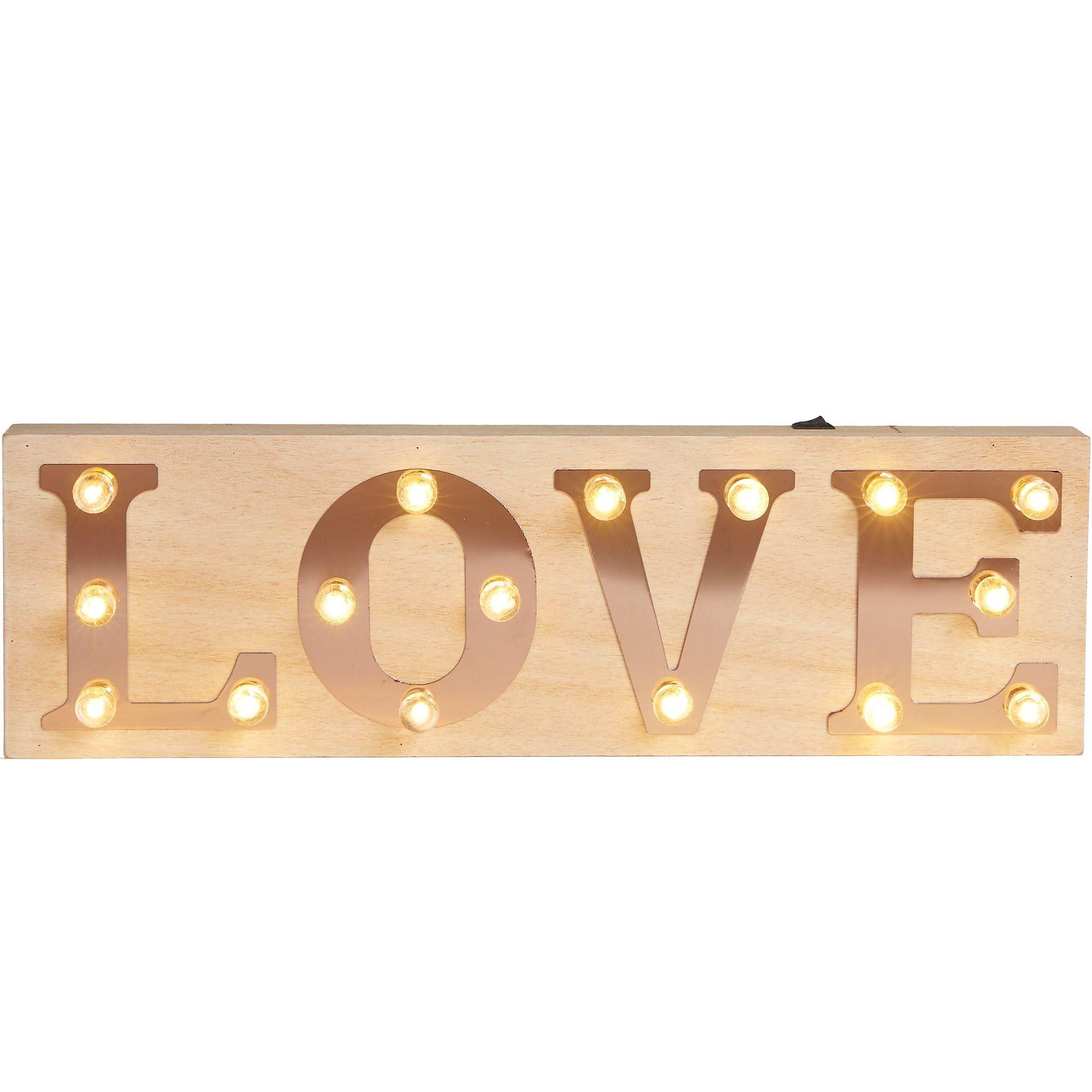 Light-Up Love Marquee Sign | Party City