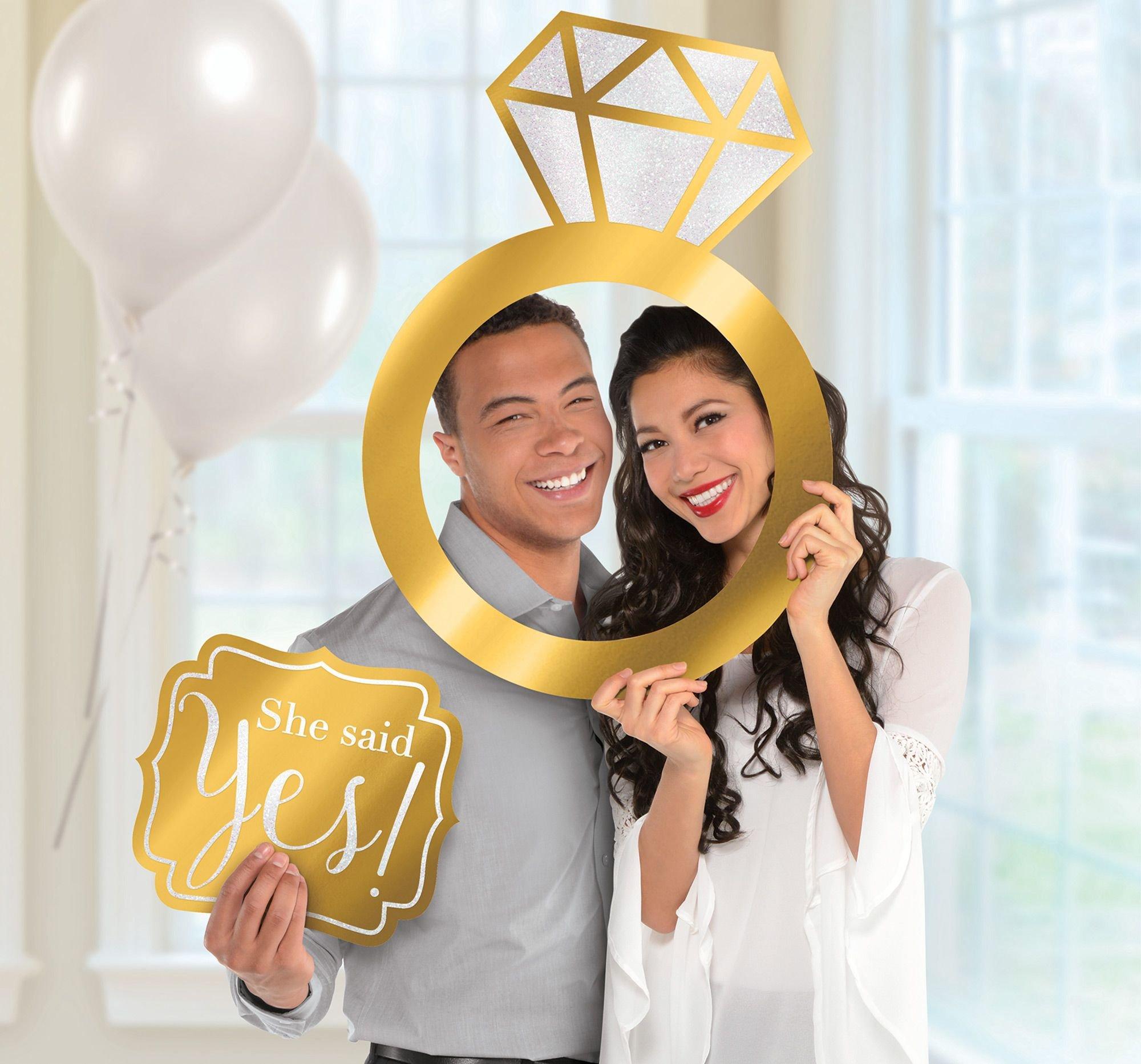 Engagement Photos With Props