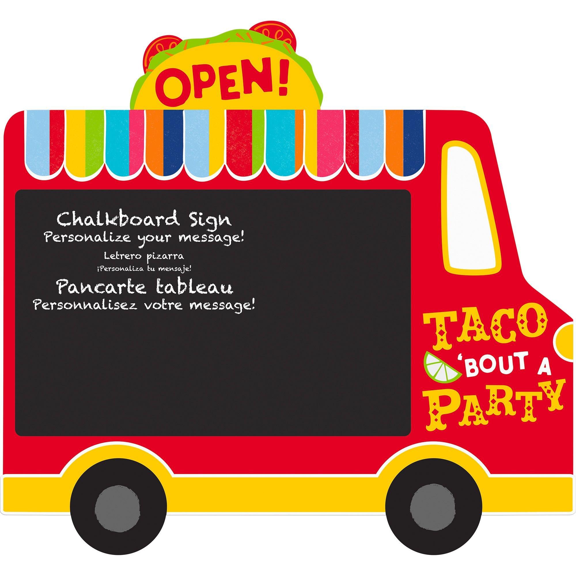PartyCity Taco Truck Chalkboard Easel Sign | Hamilton Place