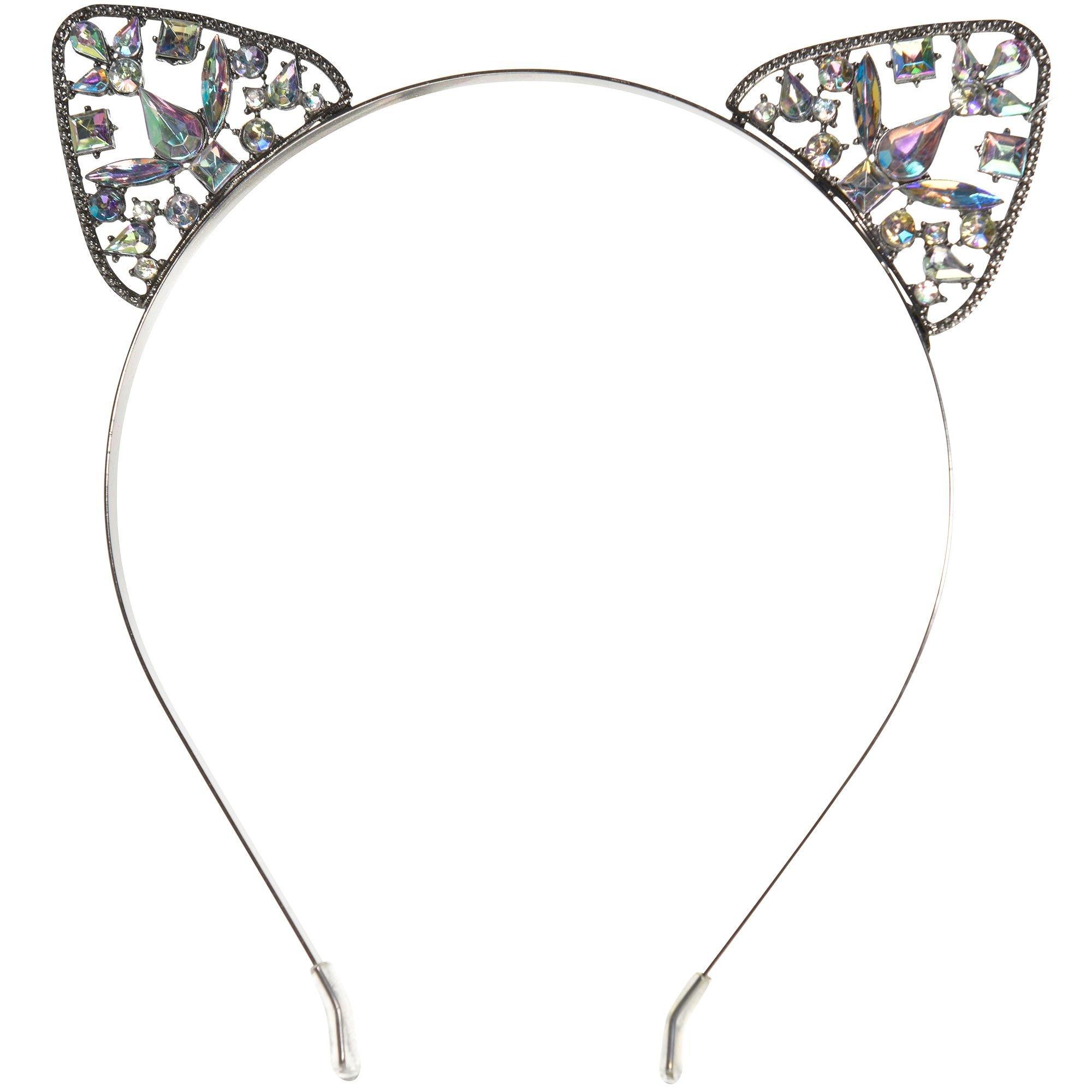 PartyCity Rhinestone Cat Ears Headband | Hamilton Place