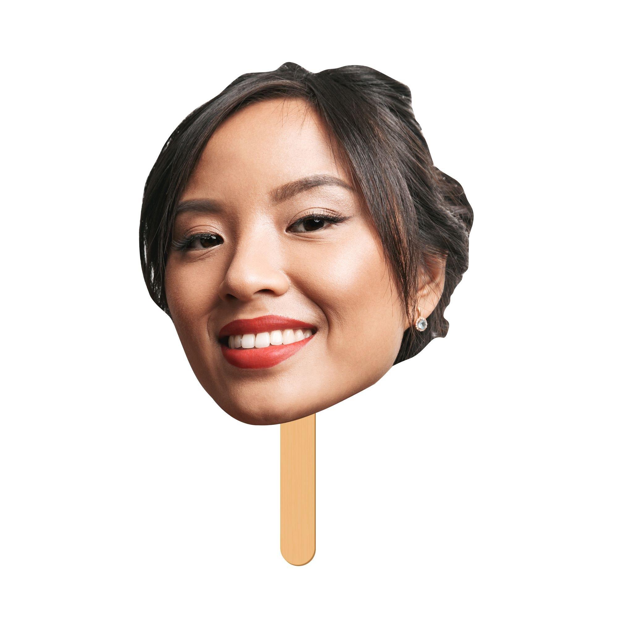 PartyCity Custom Girls Birthday Fan Faces, 6ct | Hamilton Place