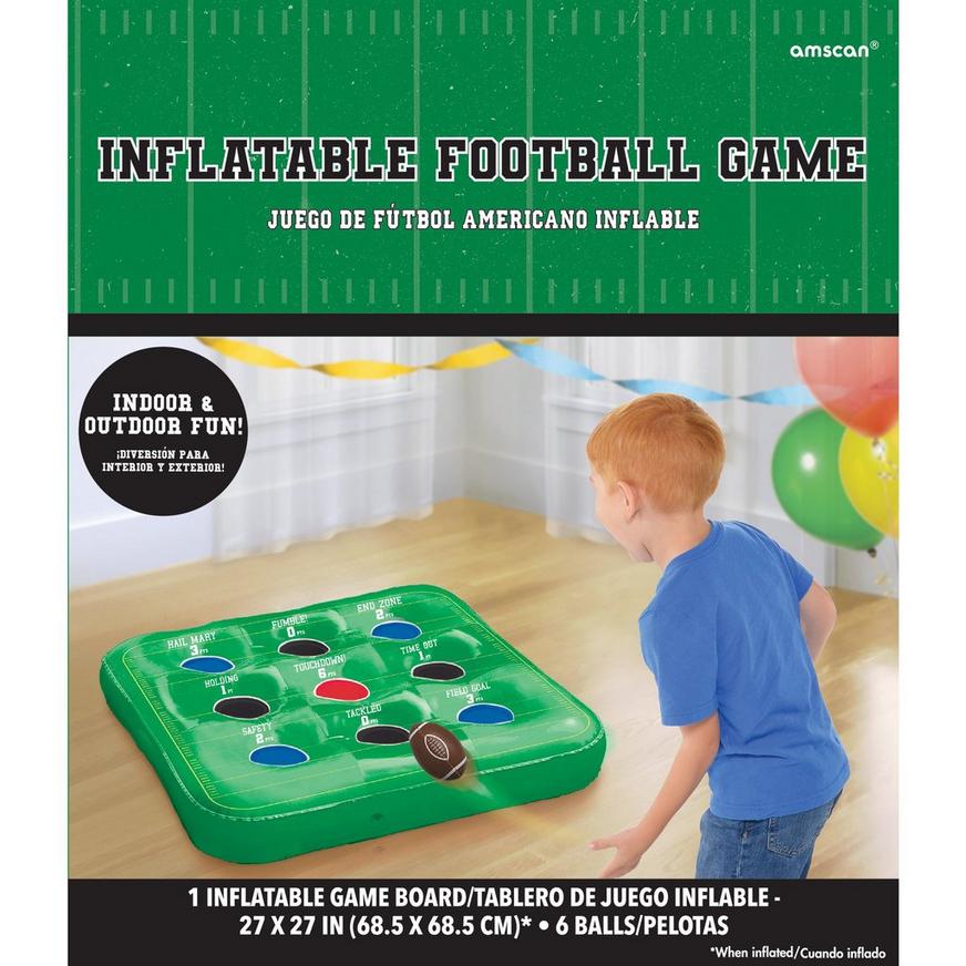Inflatable Football Toss Game 27in x 27in | Party City Inflatable Football Toss Game 27in x 27in | Party City
