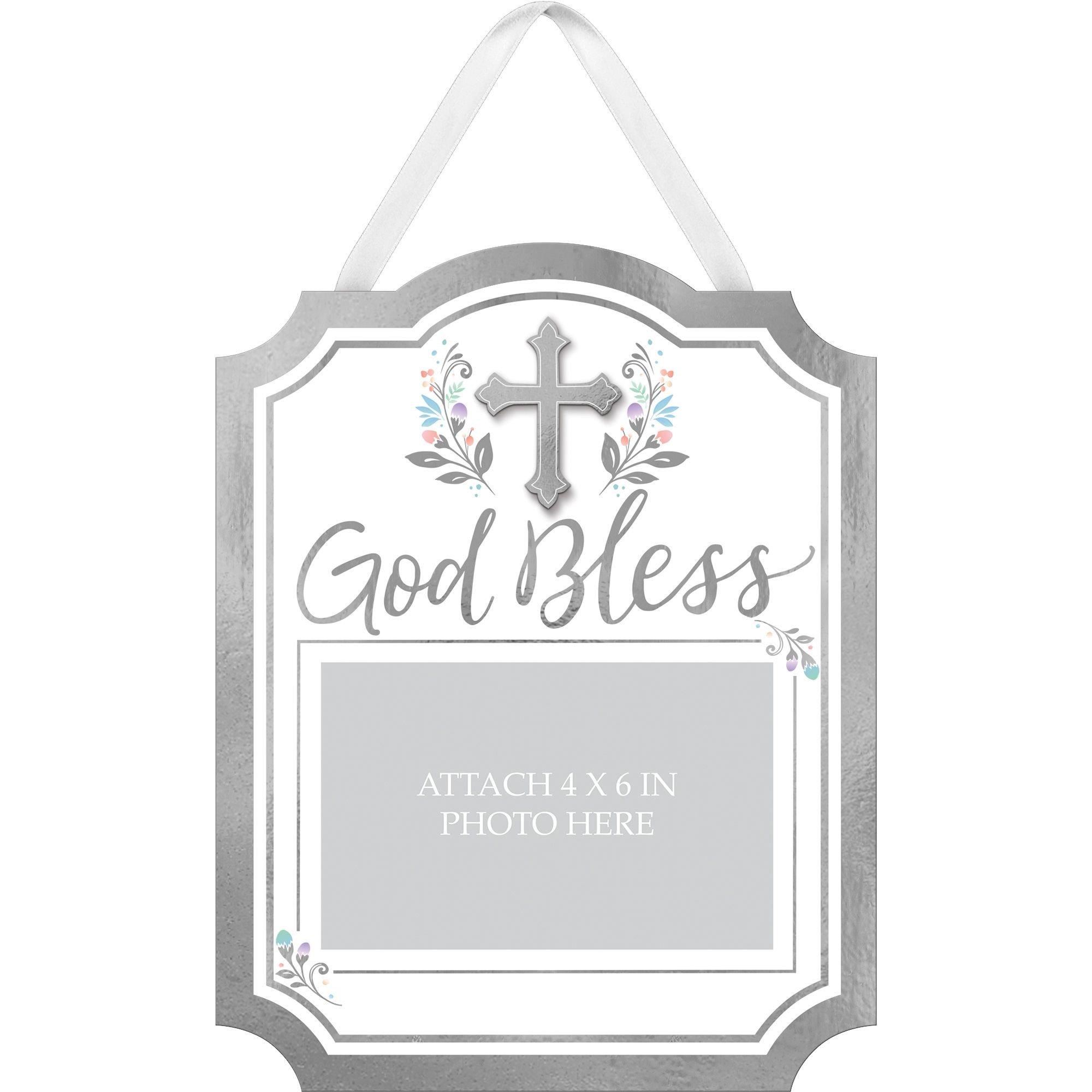 God Bless Holy Day Photo Frame | Party City