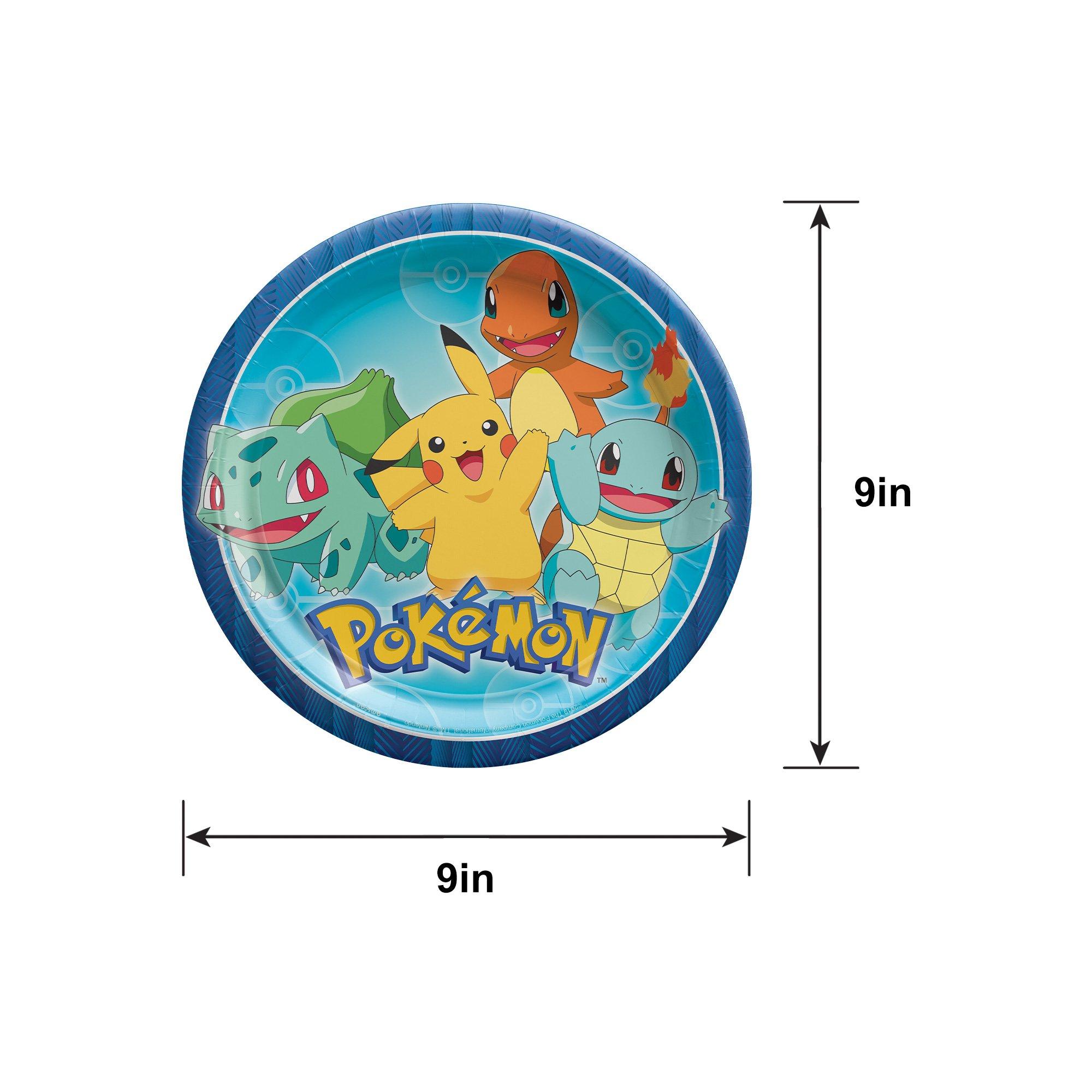 PartyCity Classic Pokémon Lunch Plates, 8ct | Hamilton Place