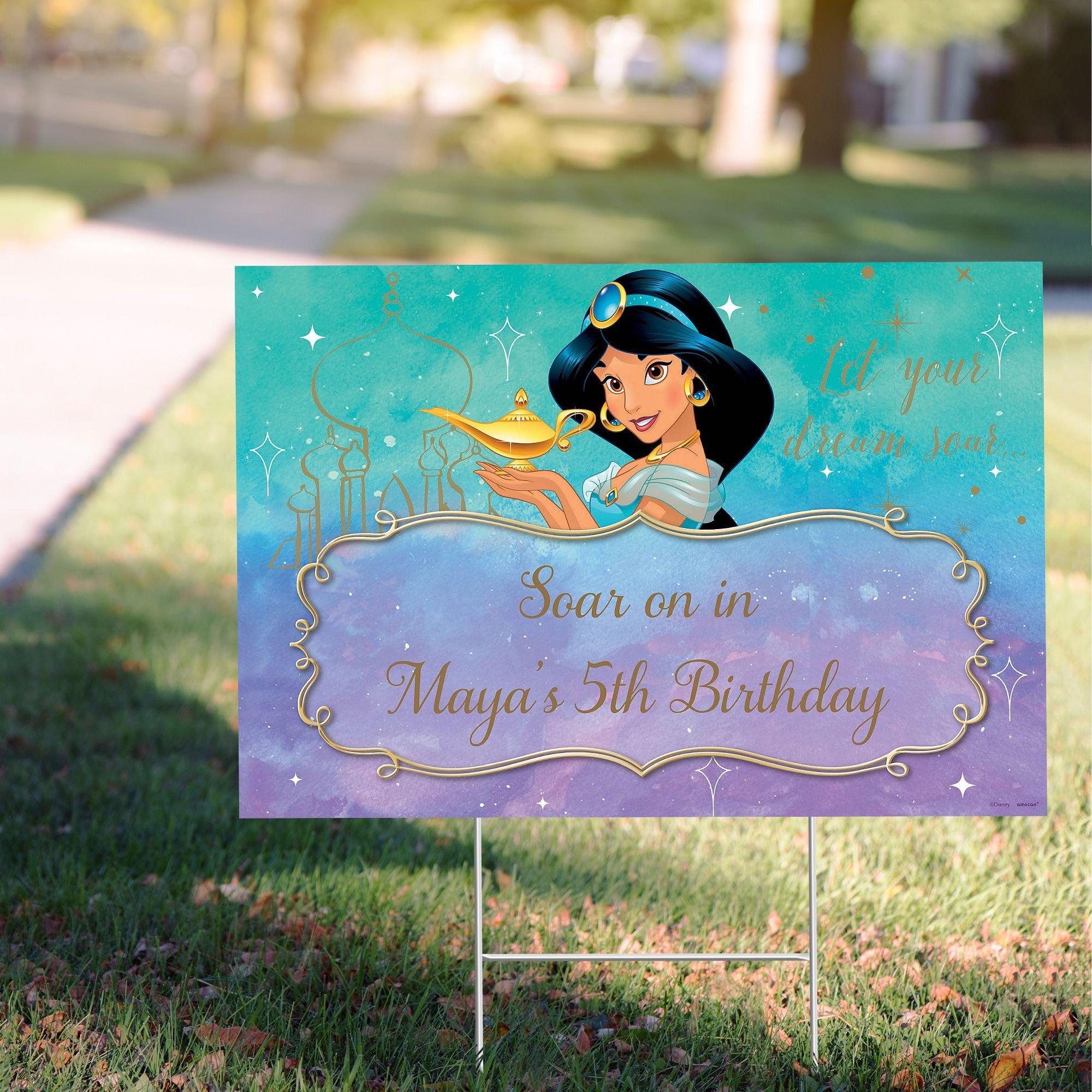 PartyCity Custom Aladdin Jasmine Once Upon a Time Yard Sign | Hamilton ...